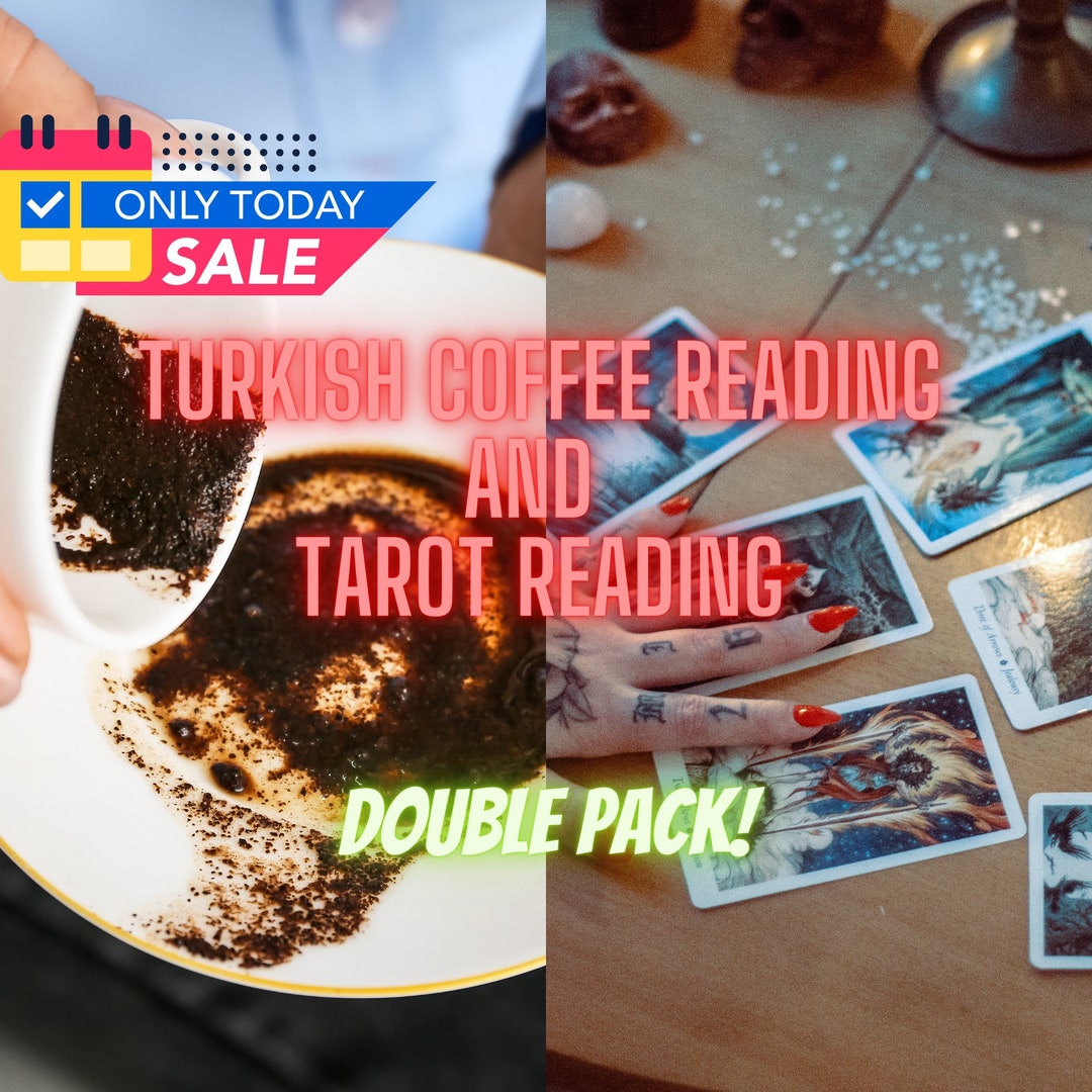 Turkish Coffee Fortune Telling Tarot Reading Double Pack Psychic ...