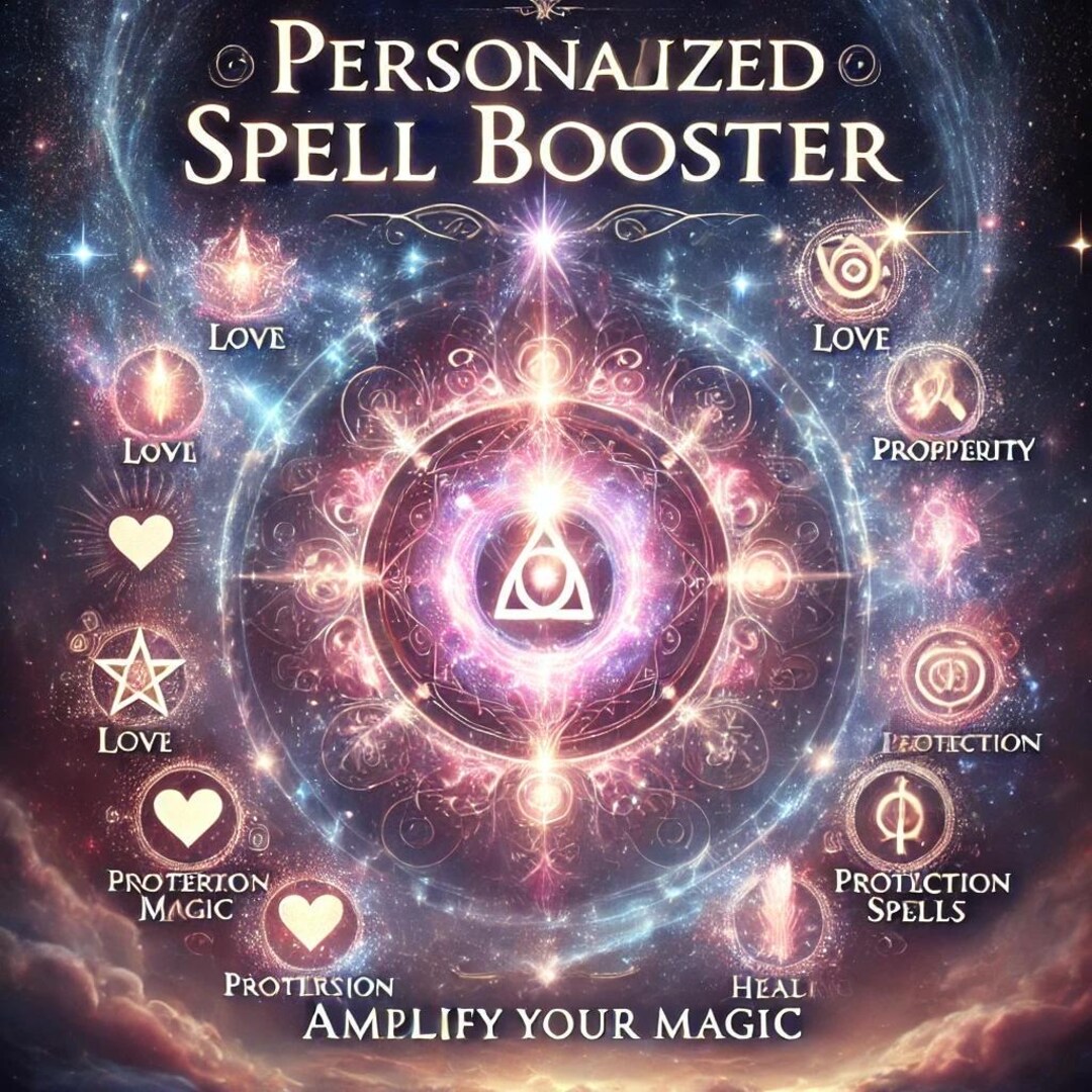 Personalized Spell Booster: Supercharge Your Magic for Powerful Results - Etsy