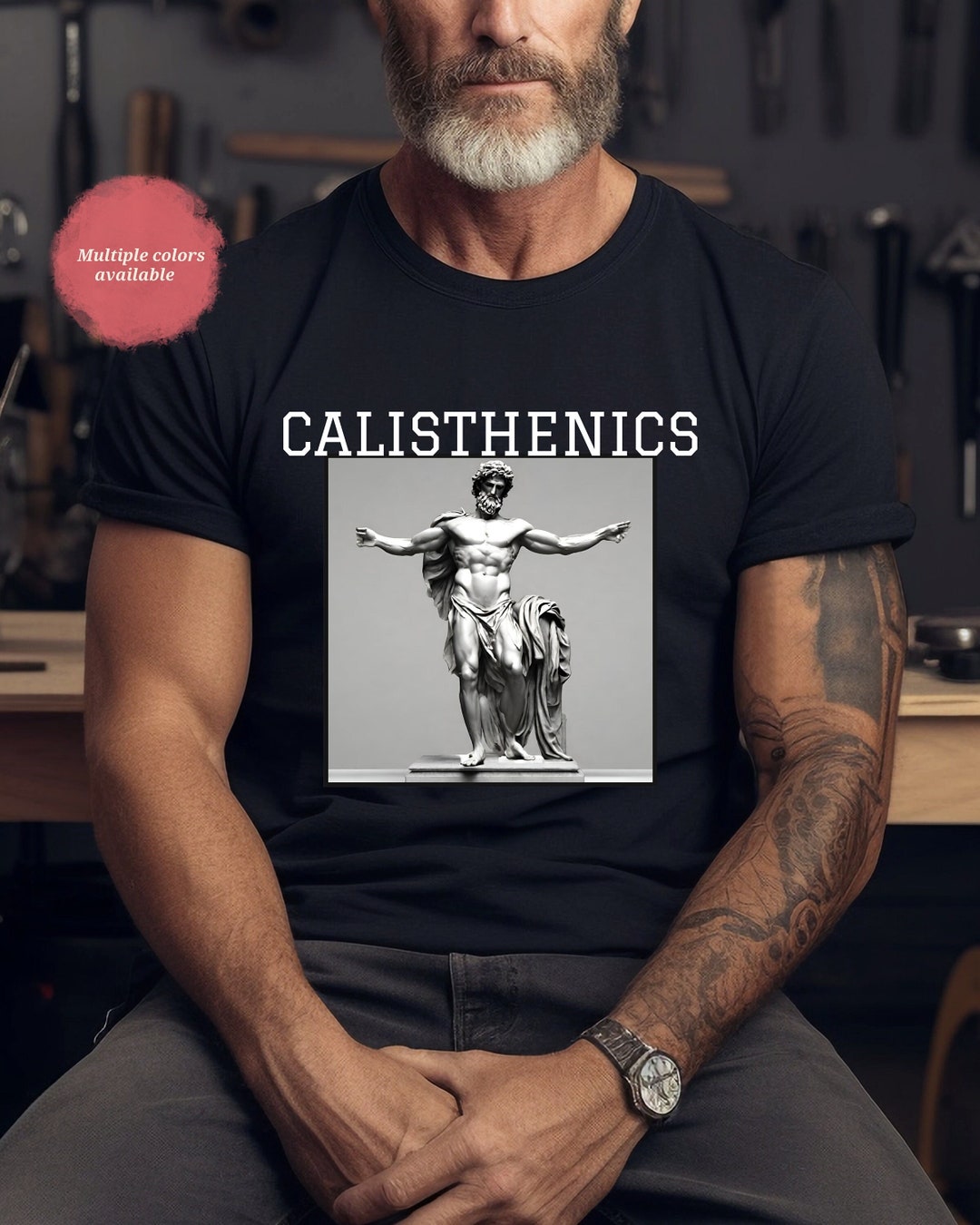 Greek God Calisthenics Spartan Streetworkout Tshirt God - Etsy