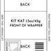 KIT KAT TEMPLATE - Etsy