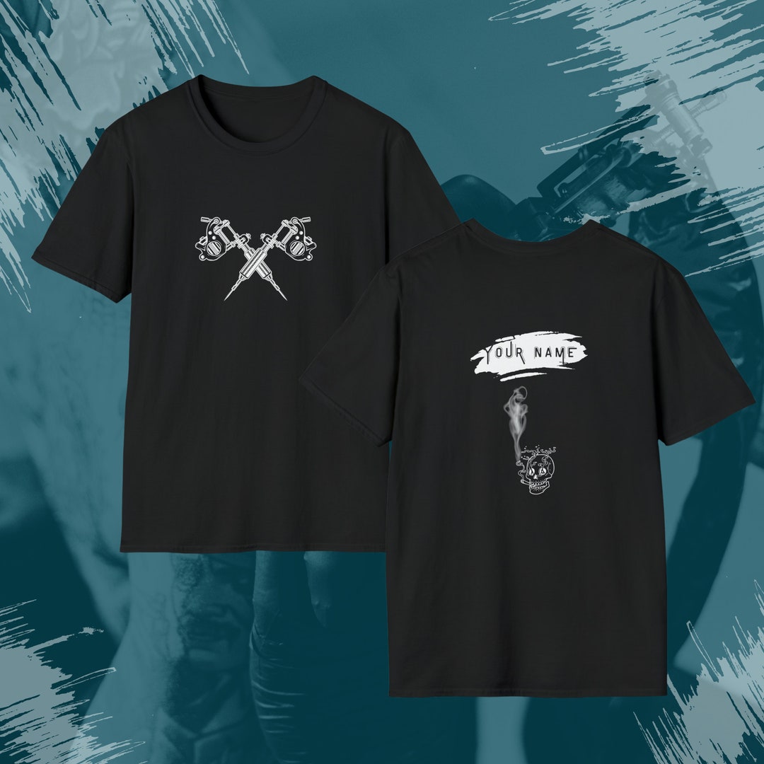 Personalized Tattoo Artist Shirt tattoo Artist Gifts Skull - Etsy
