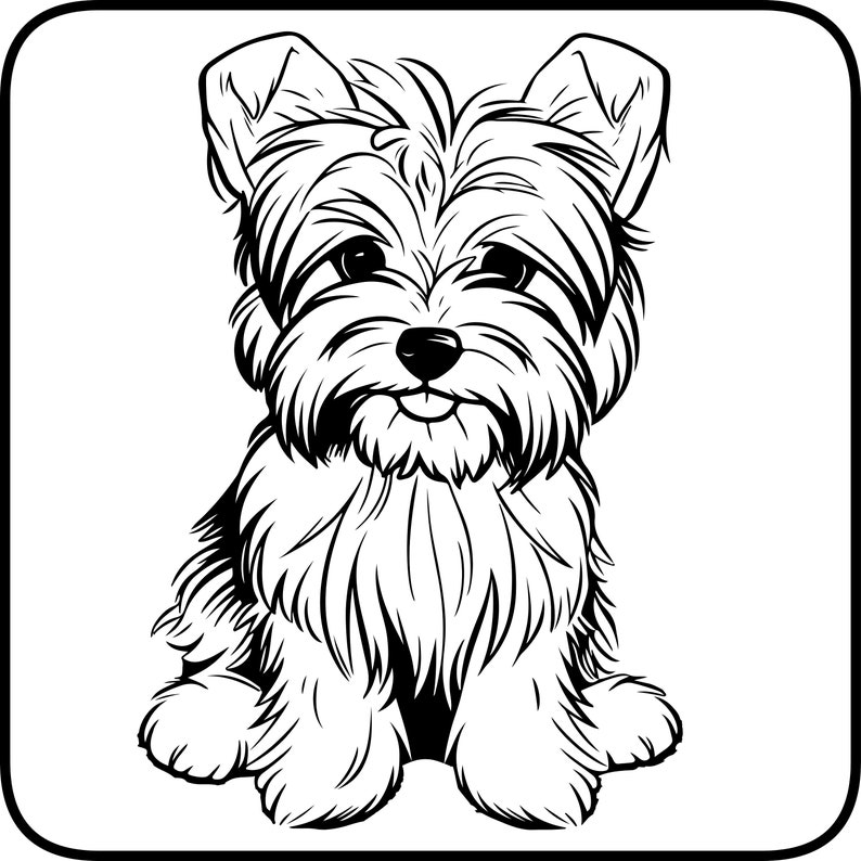 24 Dog Breed Coloring Pages, Coloring Ebook for Kids and Adults, Color ...