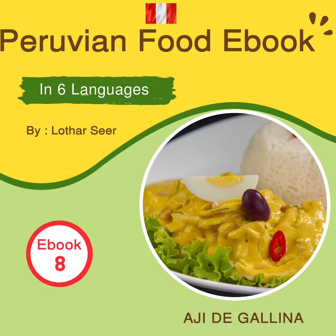 Flavors of Peru, PDF Cookbook 6 Languages, Peruvian Delights, PDF ...