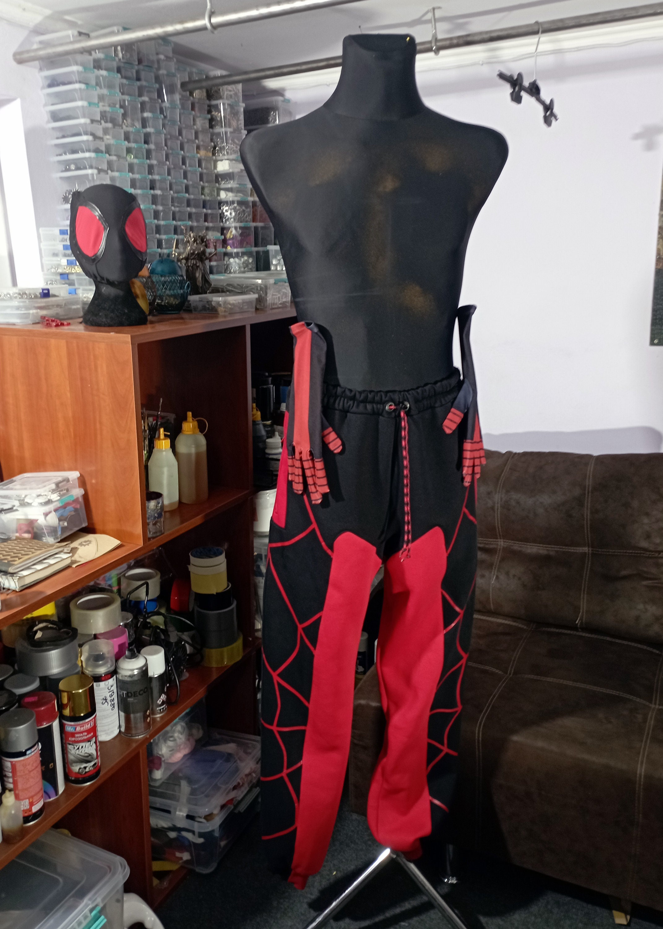 Sport Costume Inspired by Spider Man (sweatshirt and Jogging Pants) - Etsy