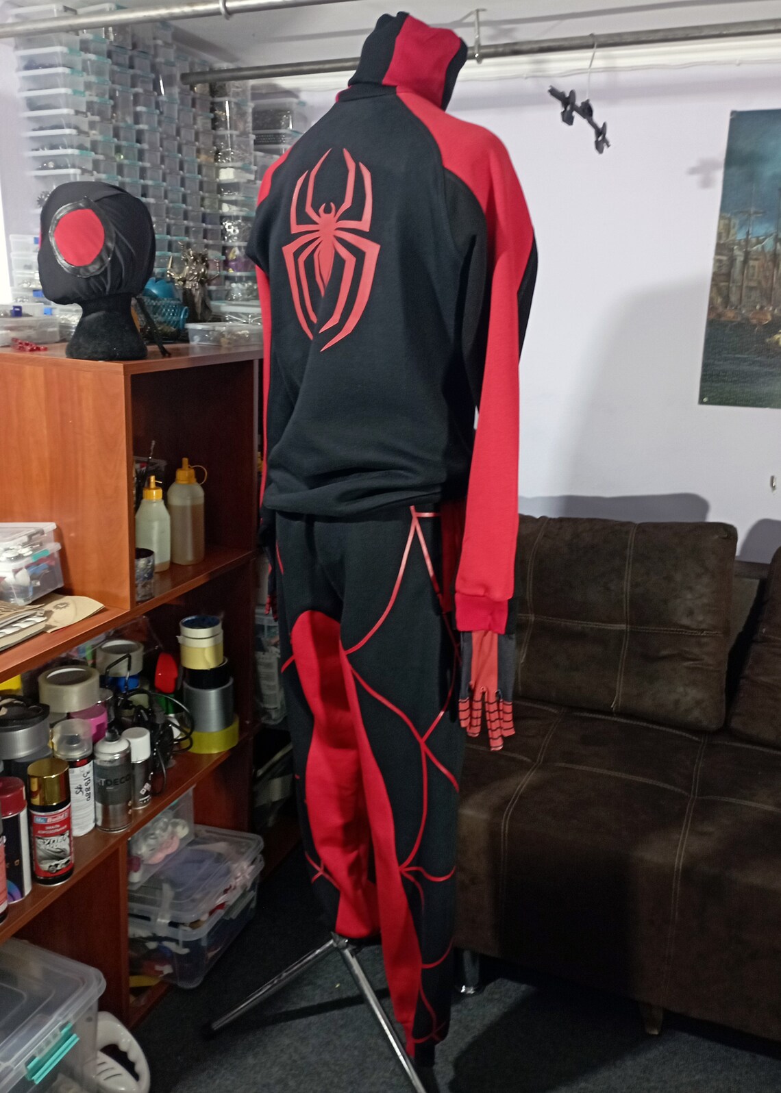 Sport Costume Inspired by Spider Man (sweatshirt and Jogging Pants) - Etsy