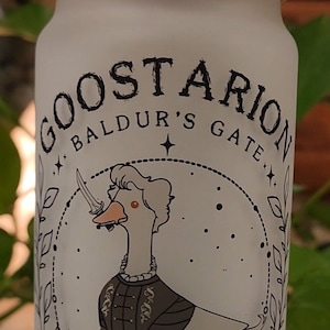Goostarion - Baldur's Gate - BG3 - Astarion - Custom Glass Tumbler - Etsy