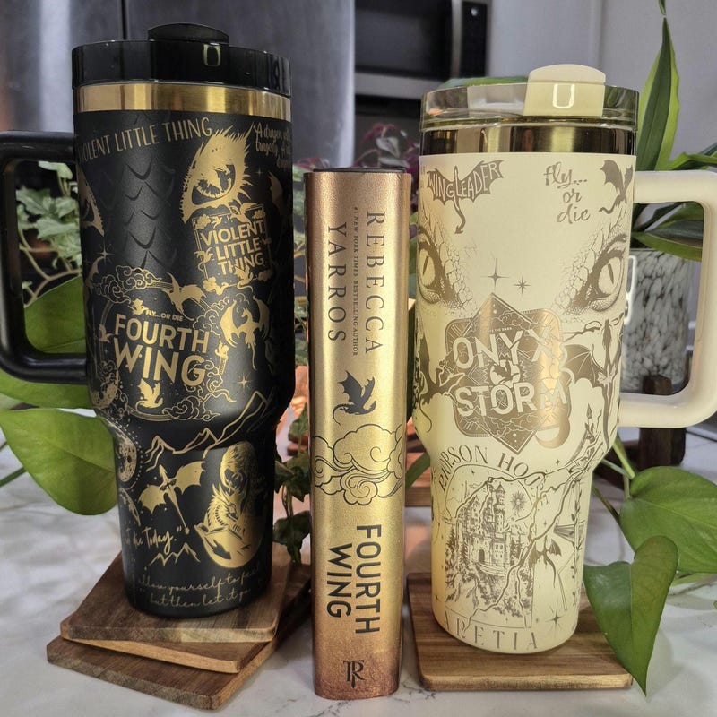 Fourth Wing Engraved Mug - Etsy