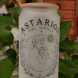 Astarion - Girl Dinner - Baldur's Gate - Custom Glass Can Cup - #2 - Etsy