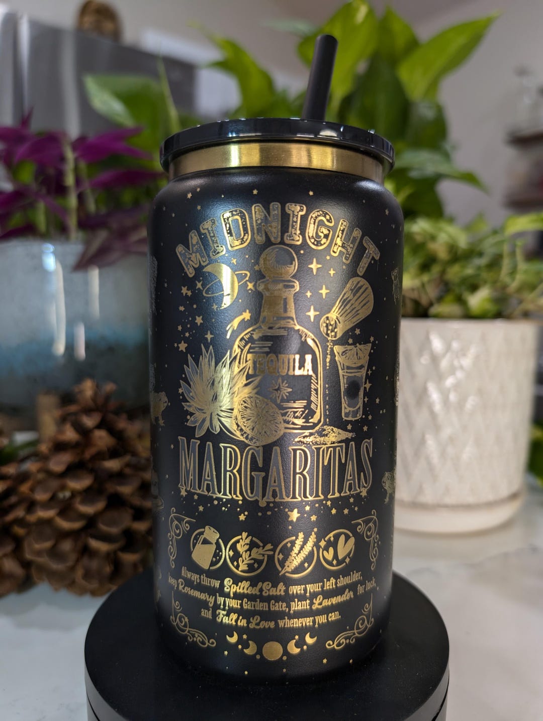 Midnight Margaritas - Practical Magic - Stainless Steel 16 Oz. Powder ...