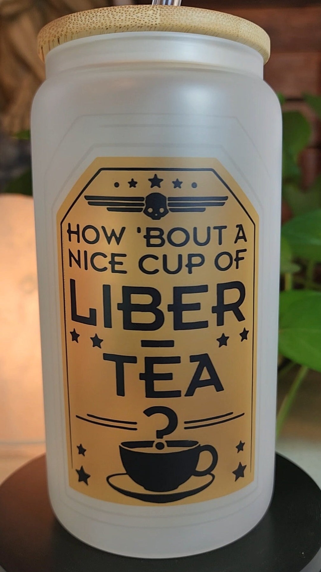 Libertea - Helldivers 2 - Gaming Gift - Custom Glass Cup Mug - Etsy