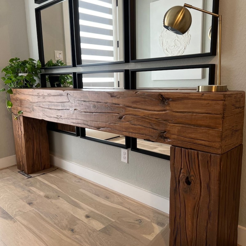 Beam Console Table - Etsy