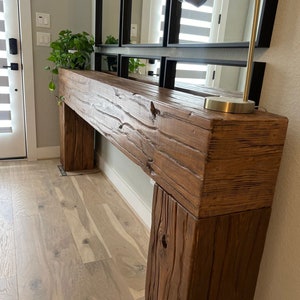 Three Beam Console Table - Etsy