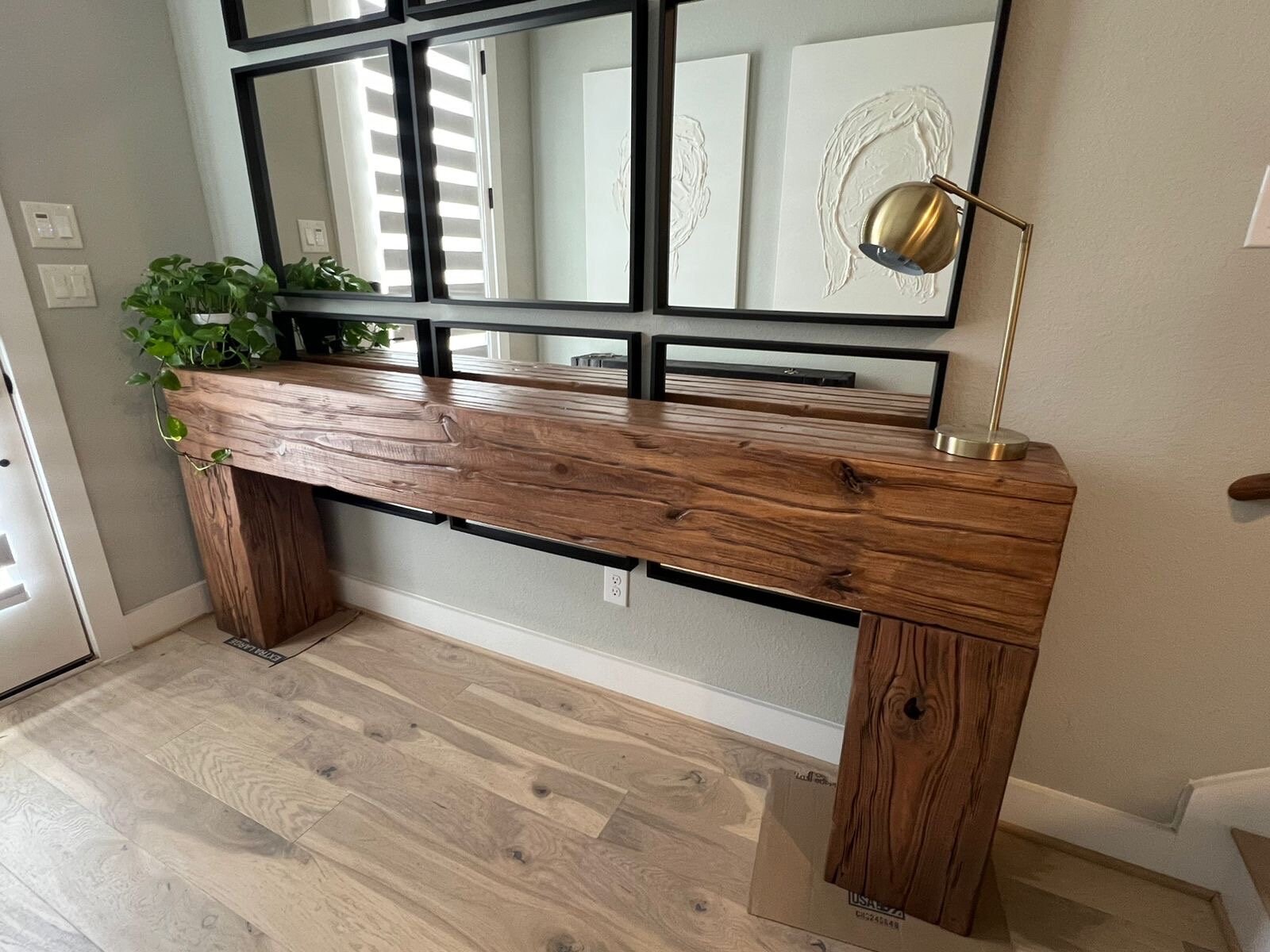 Three Beam Console Table - Etsy