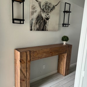 Modern Rustic Console Table - Etsy