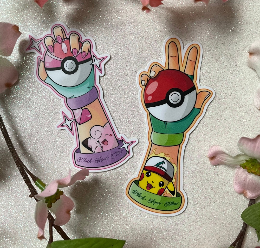 Pokemon Trainer Stickers - Etsy