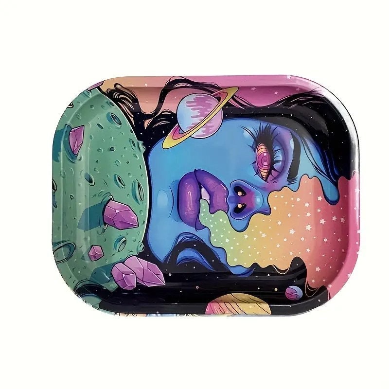 Trippy Roll Tray Smoking Accessories - Etsy