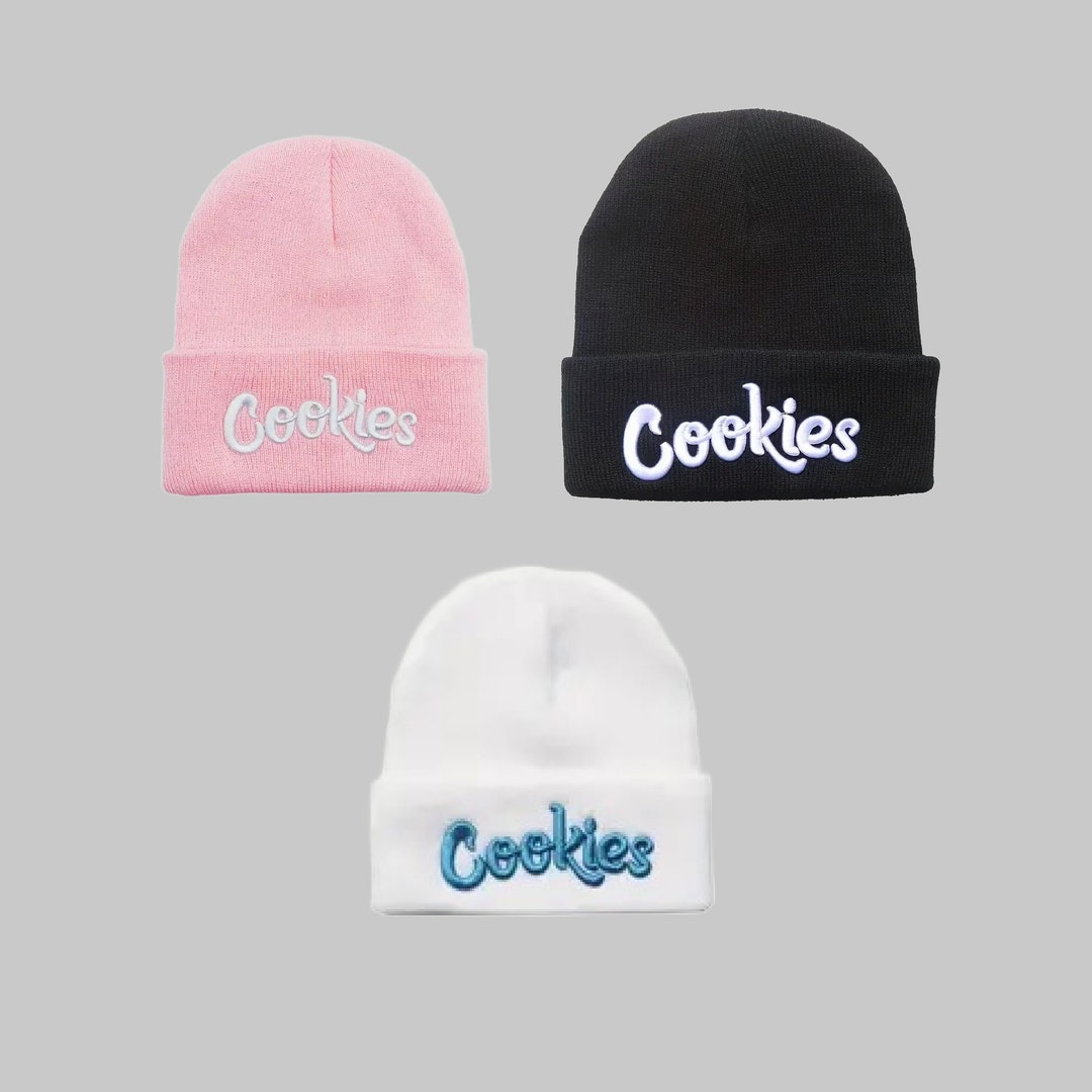 Cookies Knitted Beanie | Multiple Colors | One Size Fits All | - Etsy