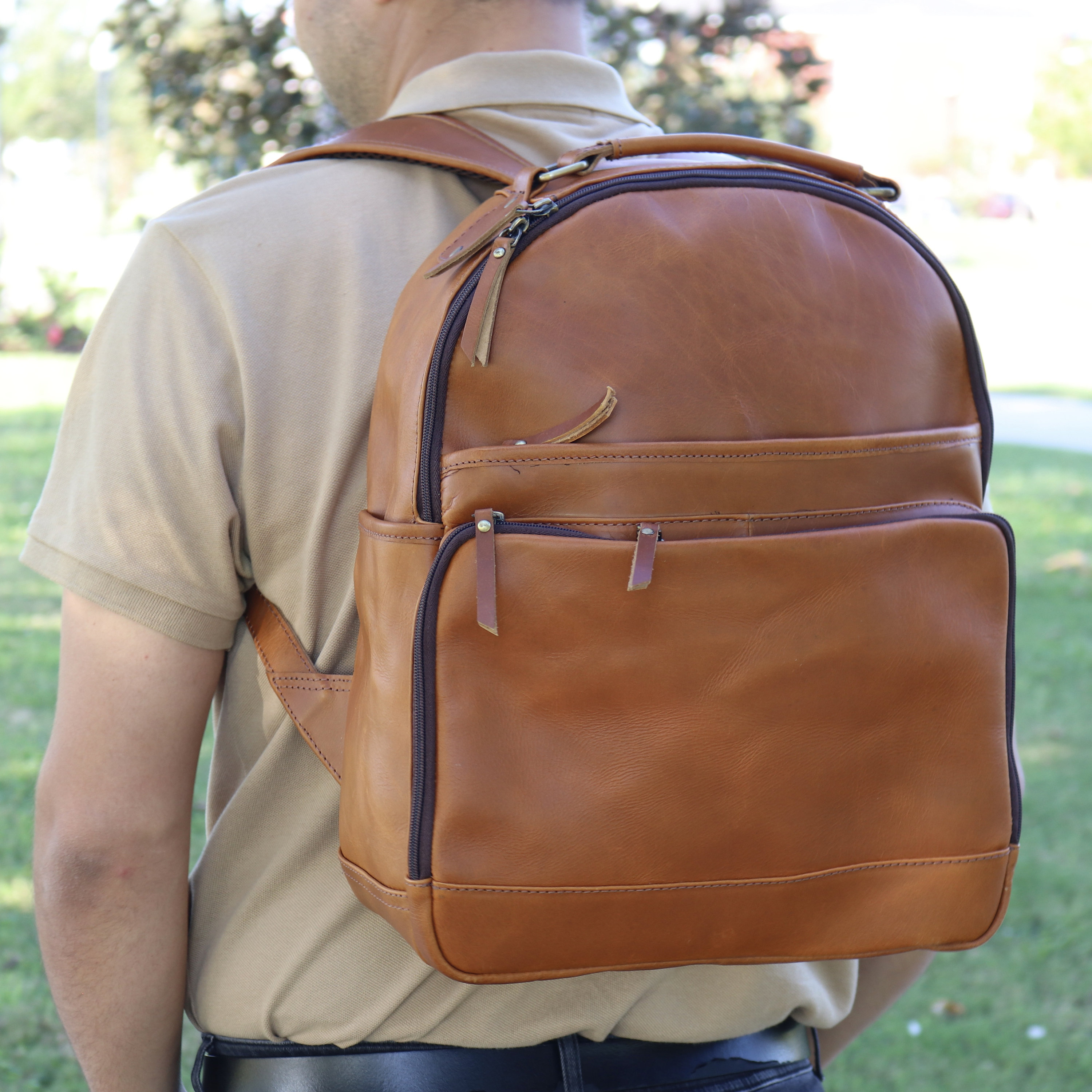 Personalized Leather Backpack, Travel Backpack, Leather Backpack ...