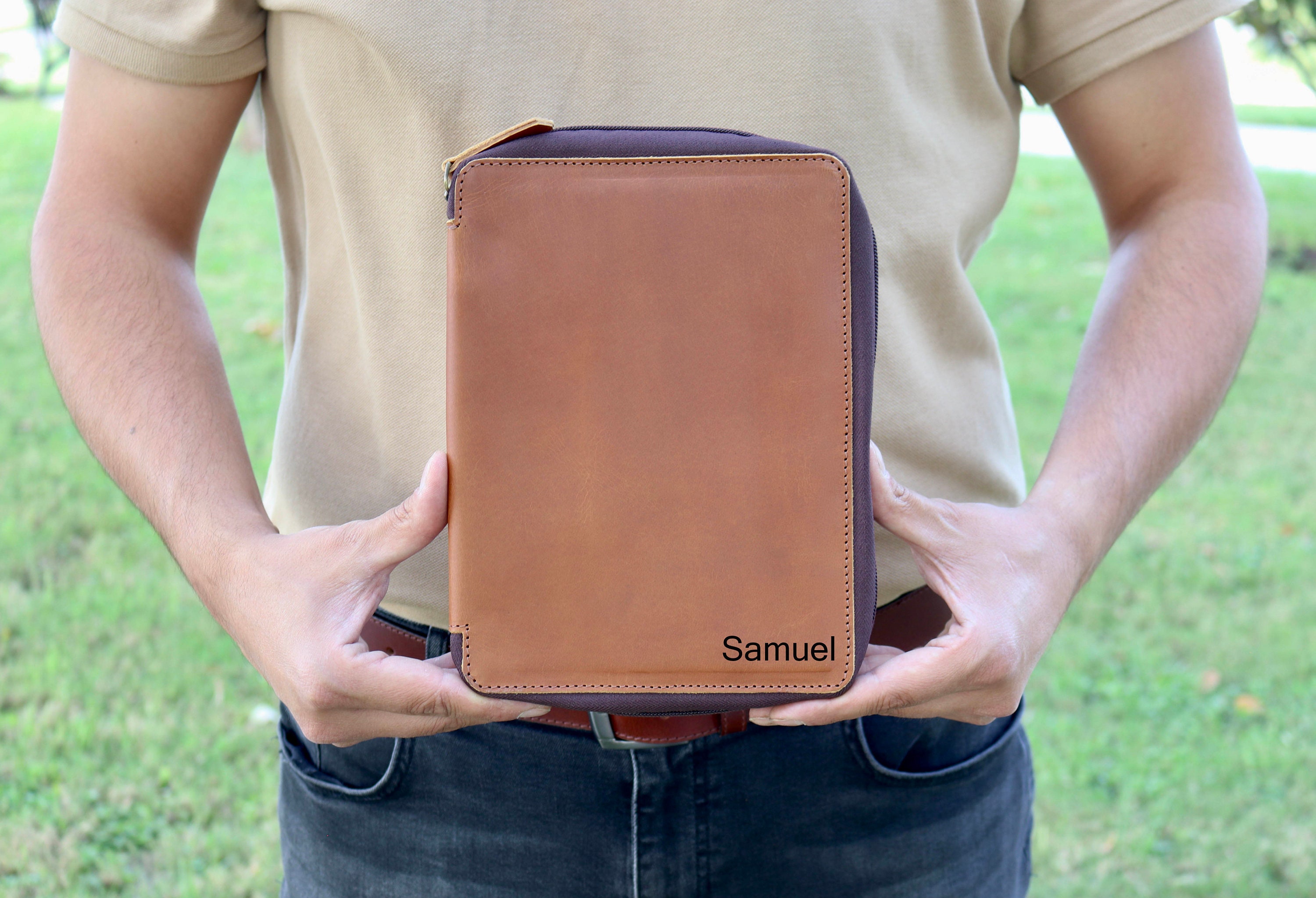Leather Padfolio Organizer, Personalized Portfolio Leather Padfolio ...
