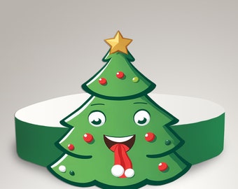 Christmas Party Headband/hat, Christmas Paper Crowns Printable ...