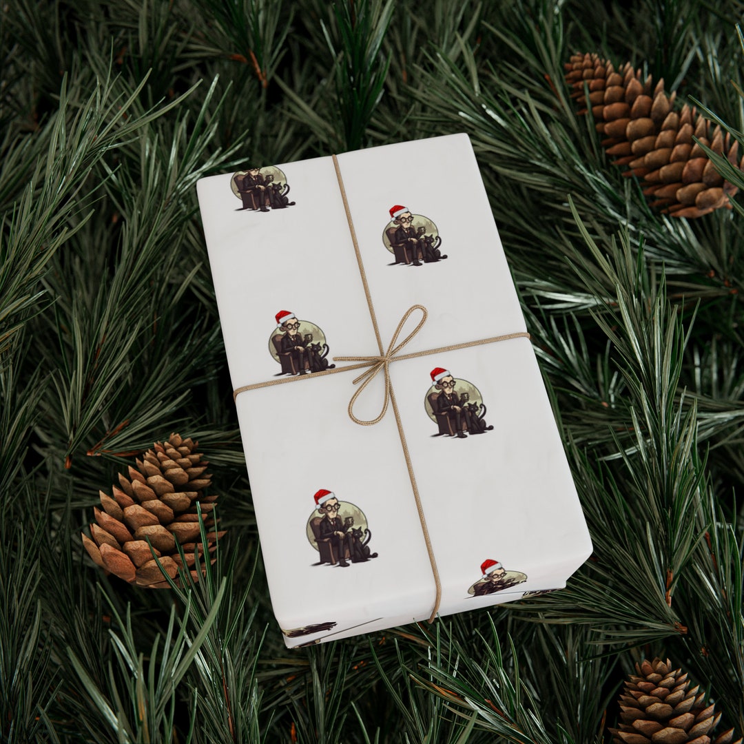 Lovecraft Christmas Wrapping Paper Unique Holiday Gift Wrap Horror ...