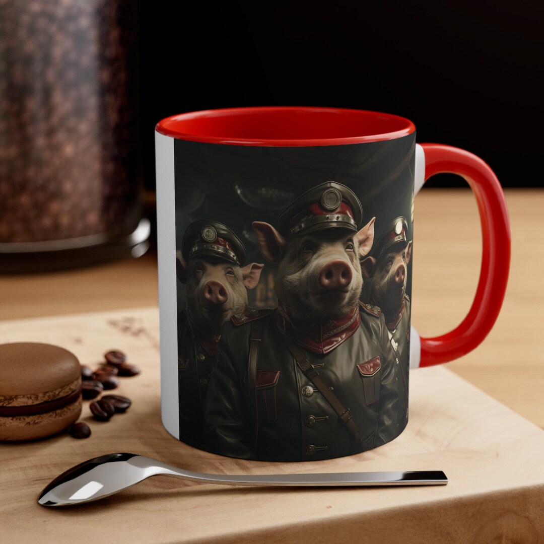 Animal Farm Coffee Mug George Orwell Funny Gift for Book Lovers Unique ...