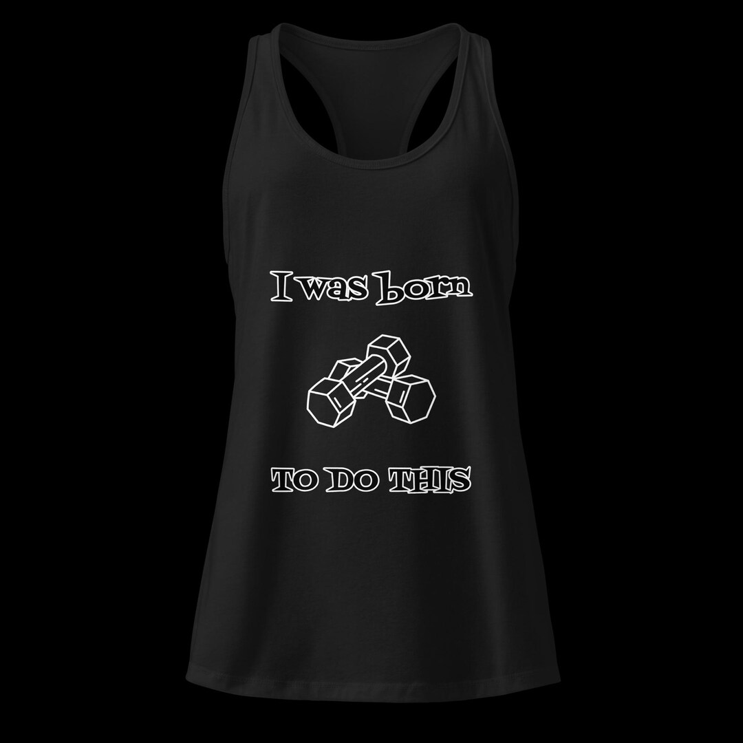 Gym Motivation Tank With Weights Design - XS-2XL - Etsy