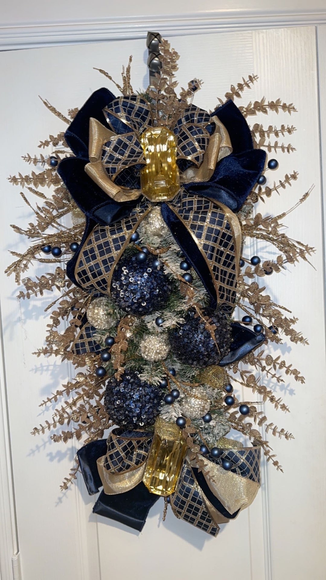 Navy Blue and Gold Swag - Etsy