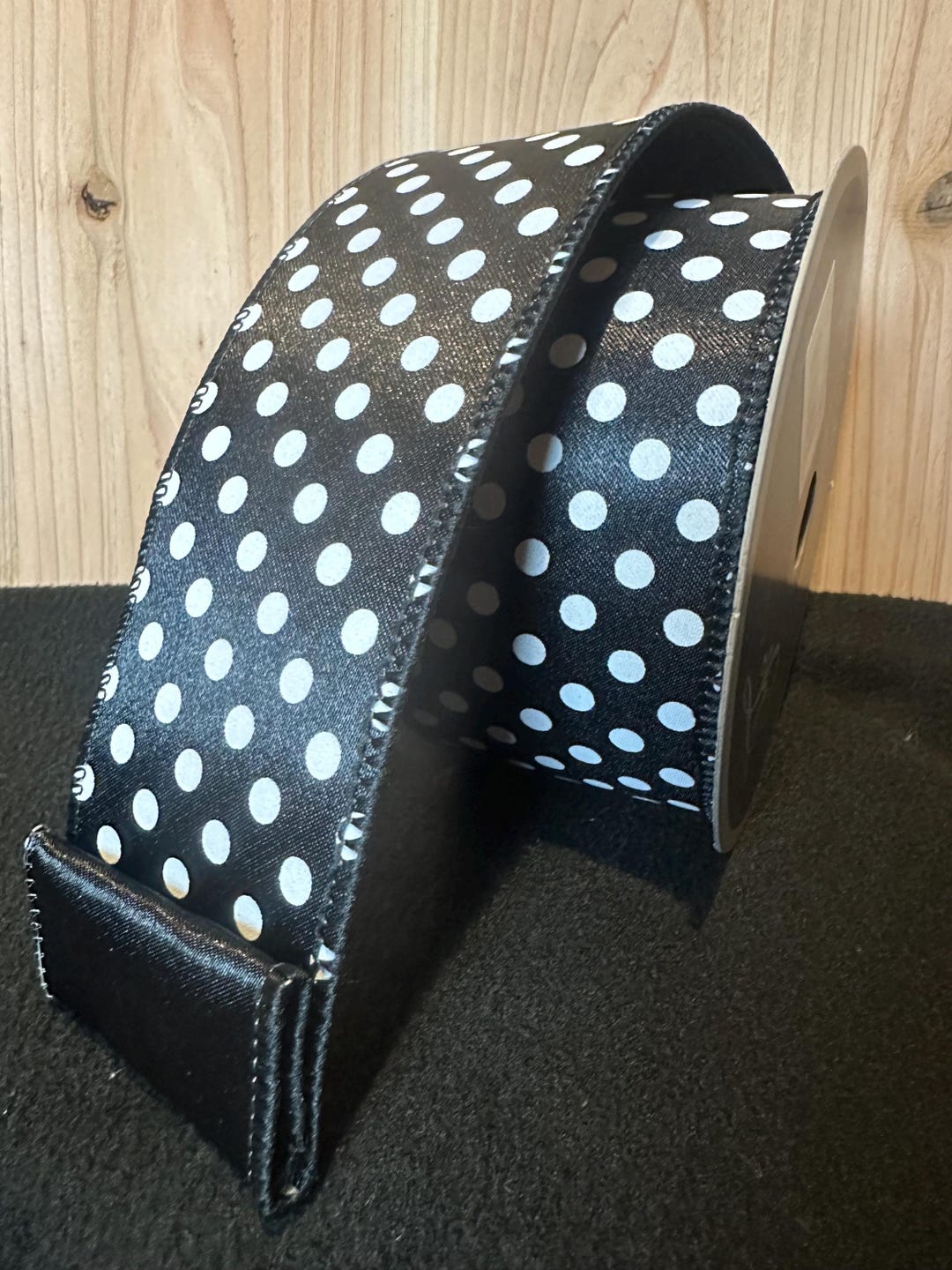 Black and White Mini Dots Farrisilk Ribbon 2.5”X 10 YD - Etsy