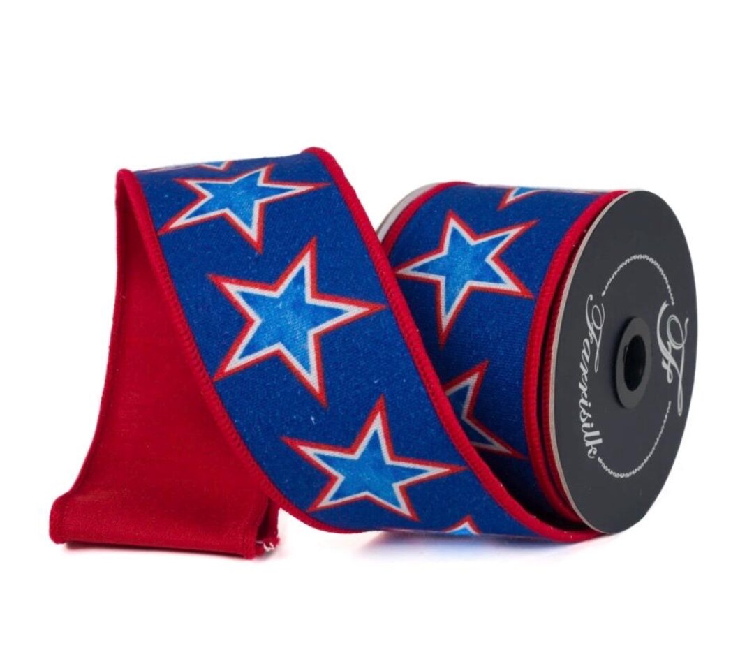 Farrisilk Ribbon, Patriotic Ribbon, Liberty Star, Designer Luxury ...