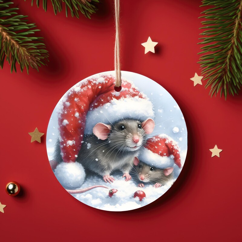 Christmas Rat Decorations - Etsy