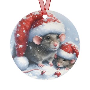 Personalized Pet Rats Christmas Tree Ornament - Etsy