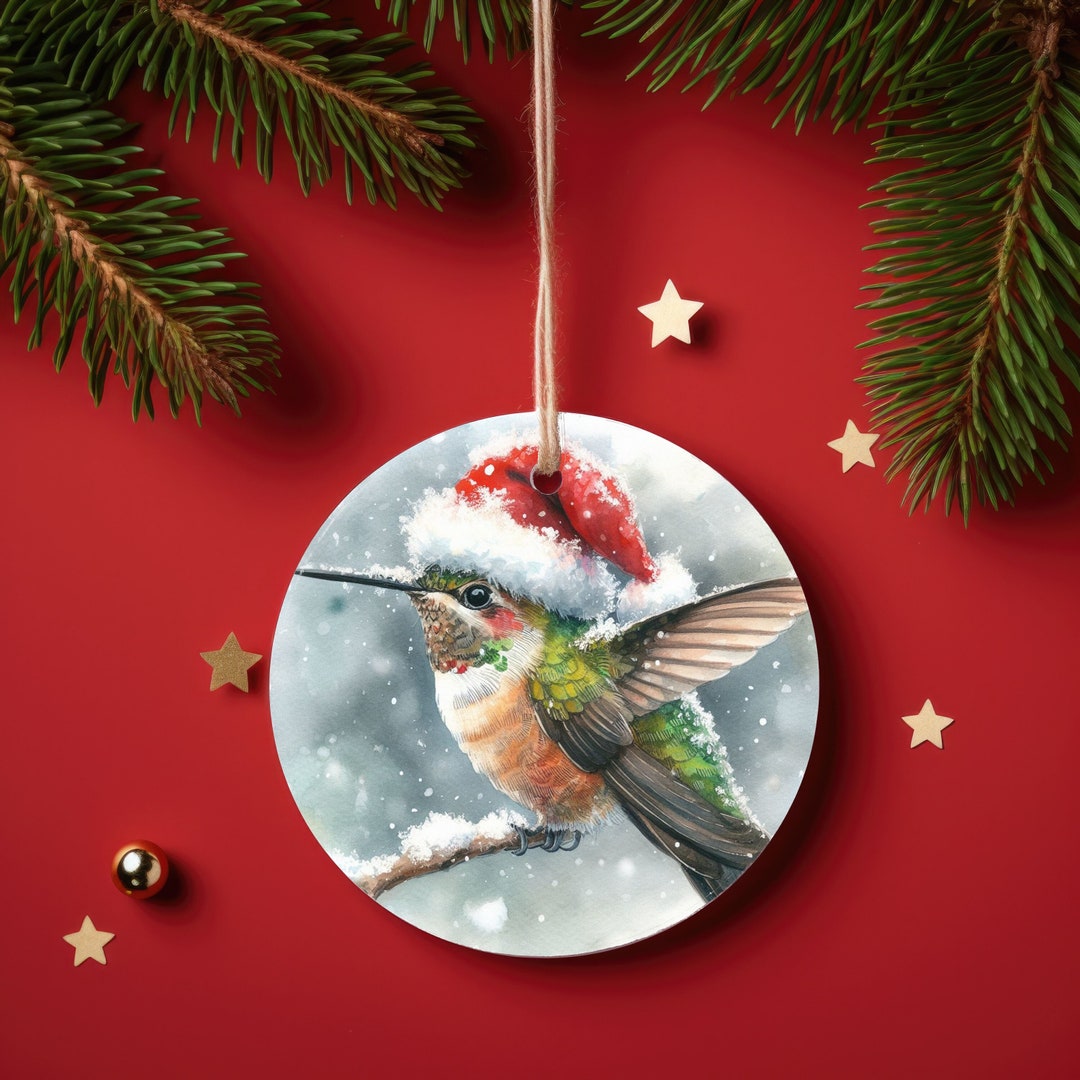 Personalized Hummingbird Christmas Ornament - Etsy
