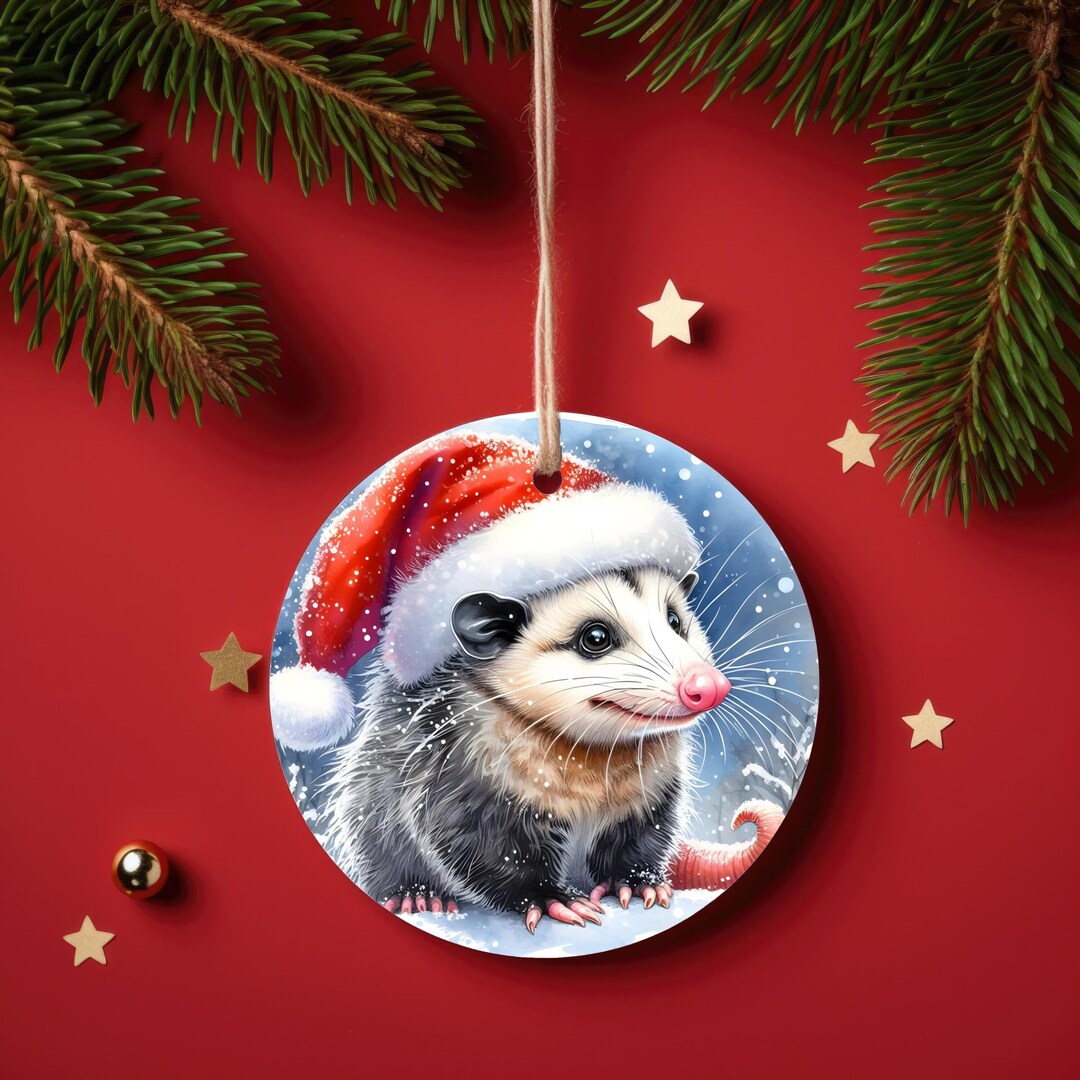 Personalized Possum Christmas Tree Ornament - Etsy