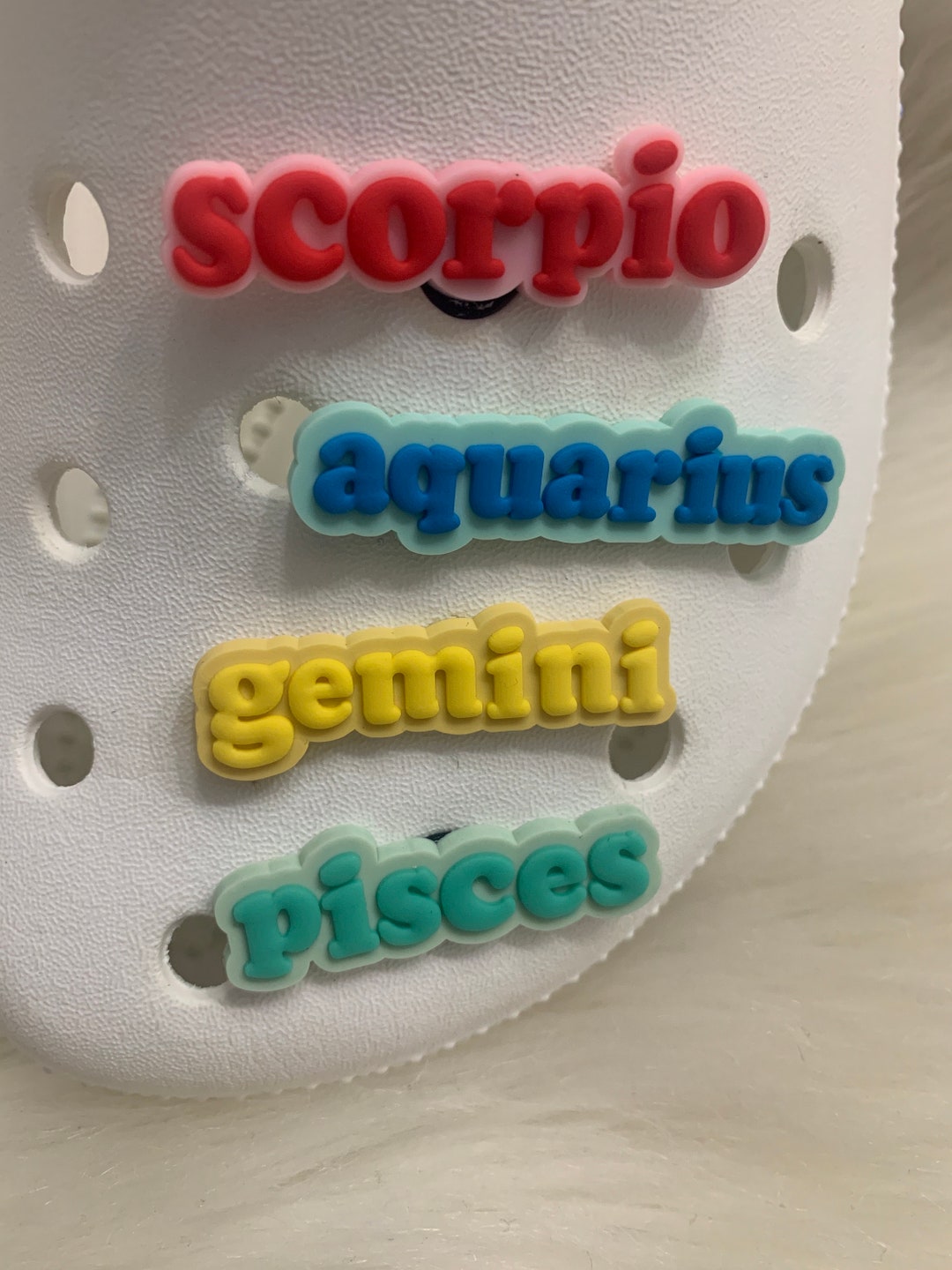 Zodiac Sign Croc Charms - Etsy