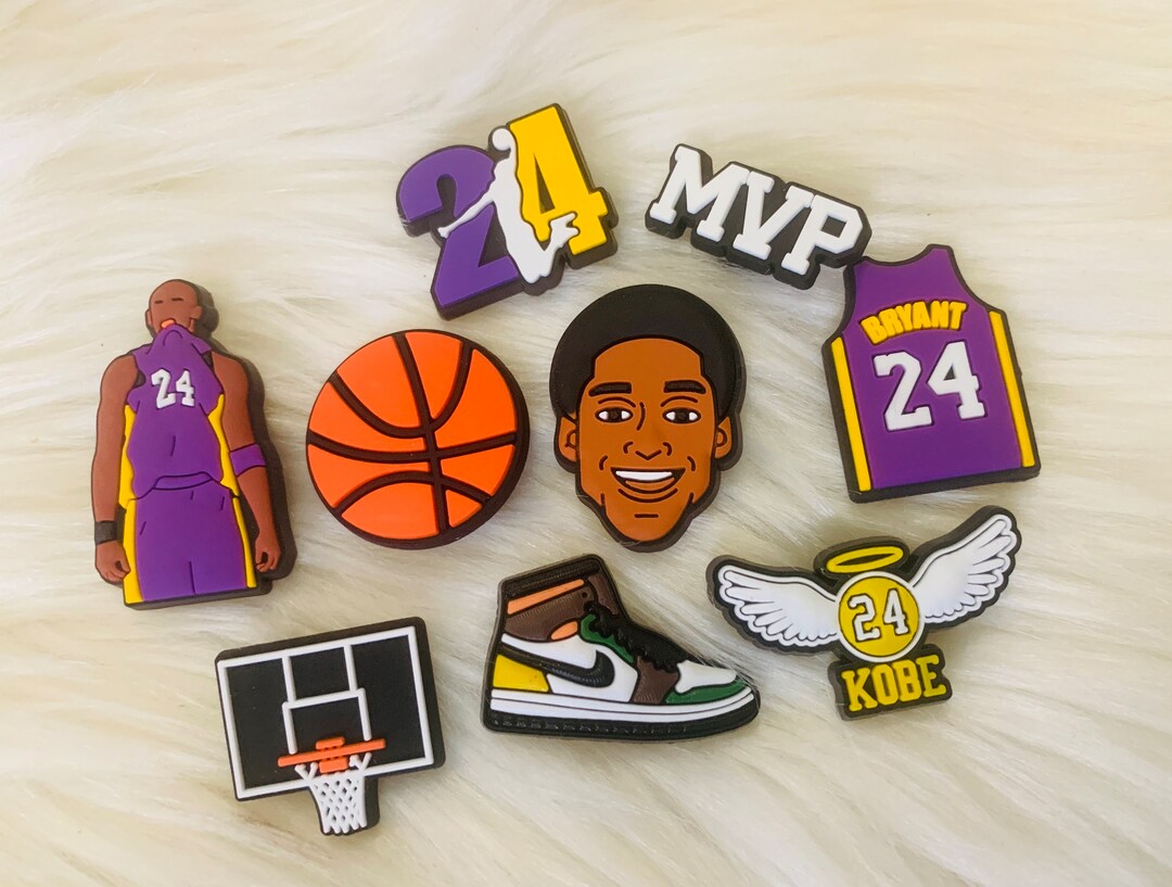 9 Piece Famous Basketball Legend Croc Shoe Charm Decorations - Etsy