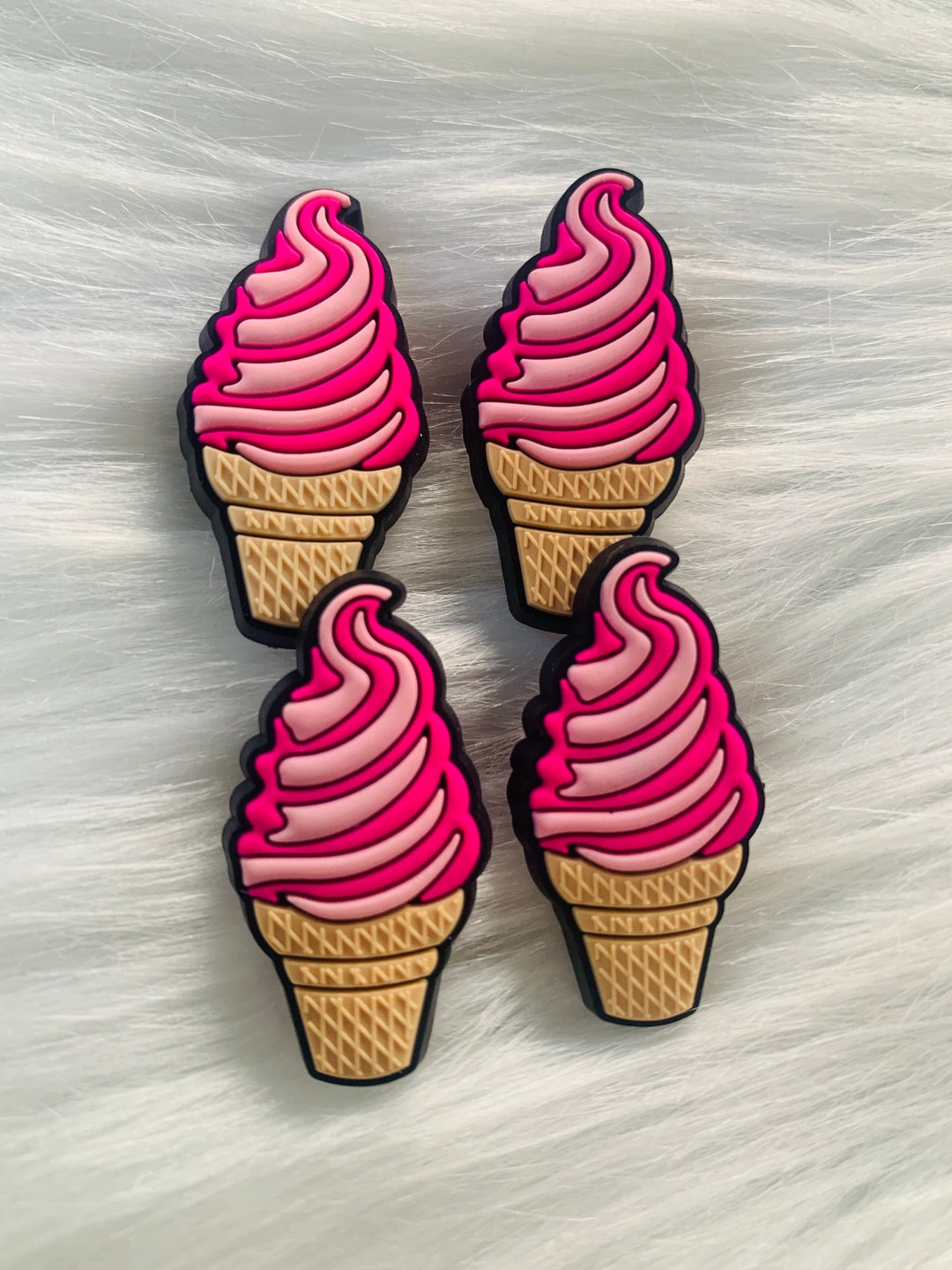 ICE CREAM Croc Charm Cute Shoe Charms - Funny Shoe Charms - Shoe ...