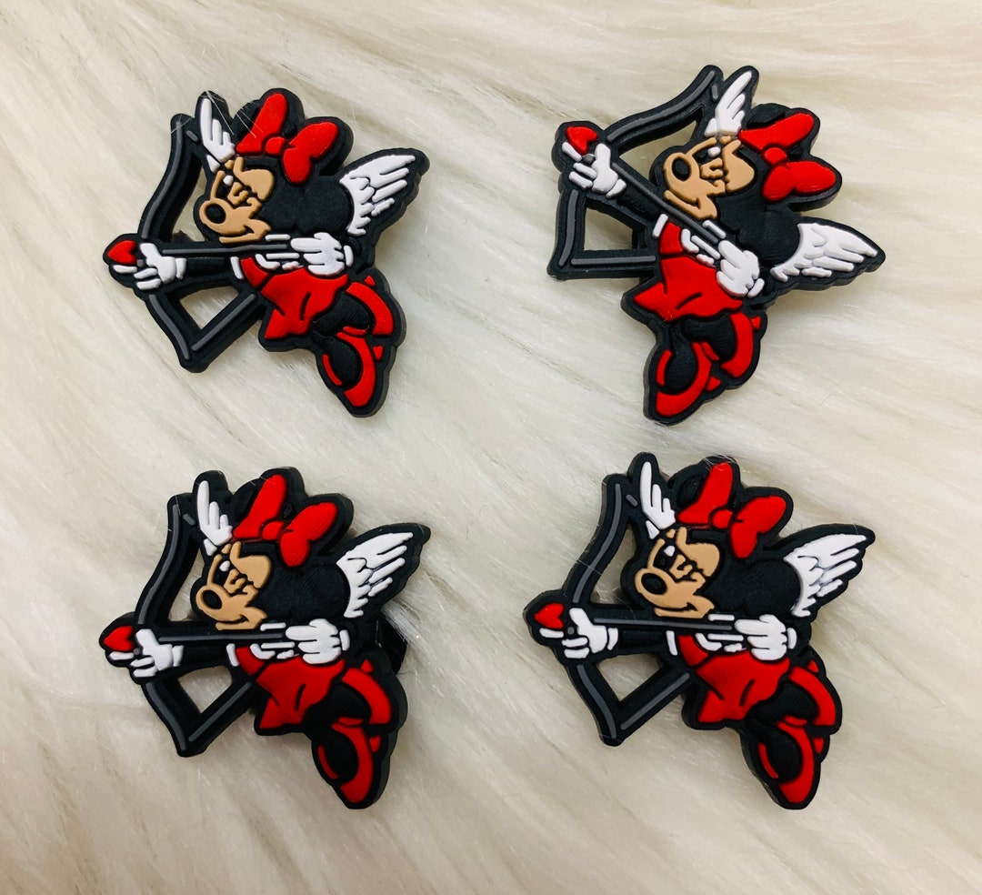 Cute Red Mouse Croc Charm , Pink Charm for Clog Shoes, Love Charm ...