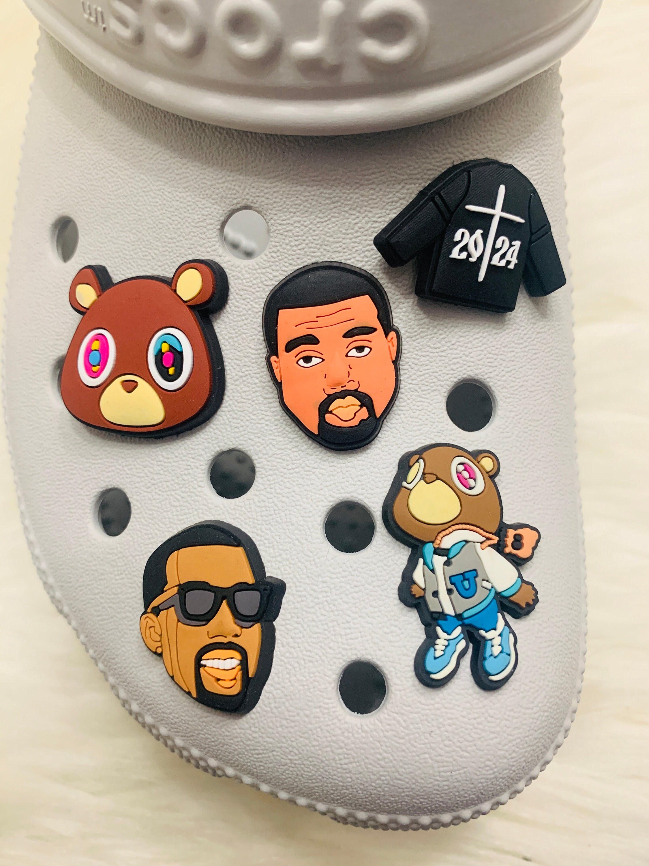 Rapper Croc Charms , Donda , Graduation Croc Charm Shoe Decoration ...