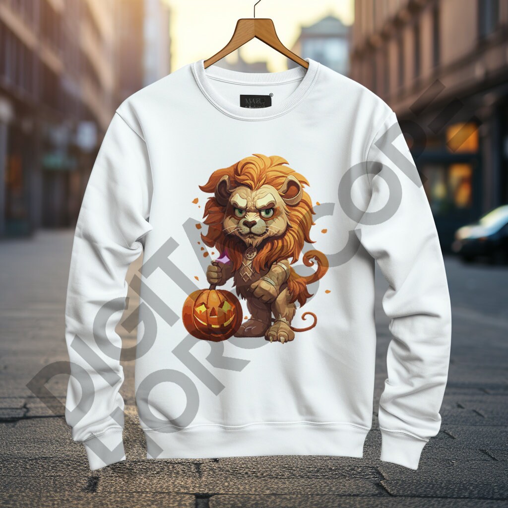 Leo Halloween Zodiac Sign SVG Craft Template - Etsy