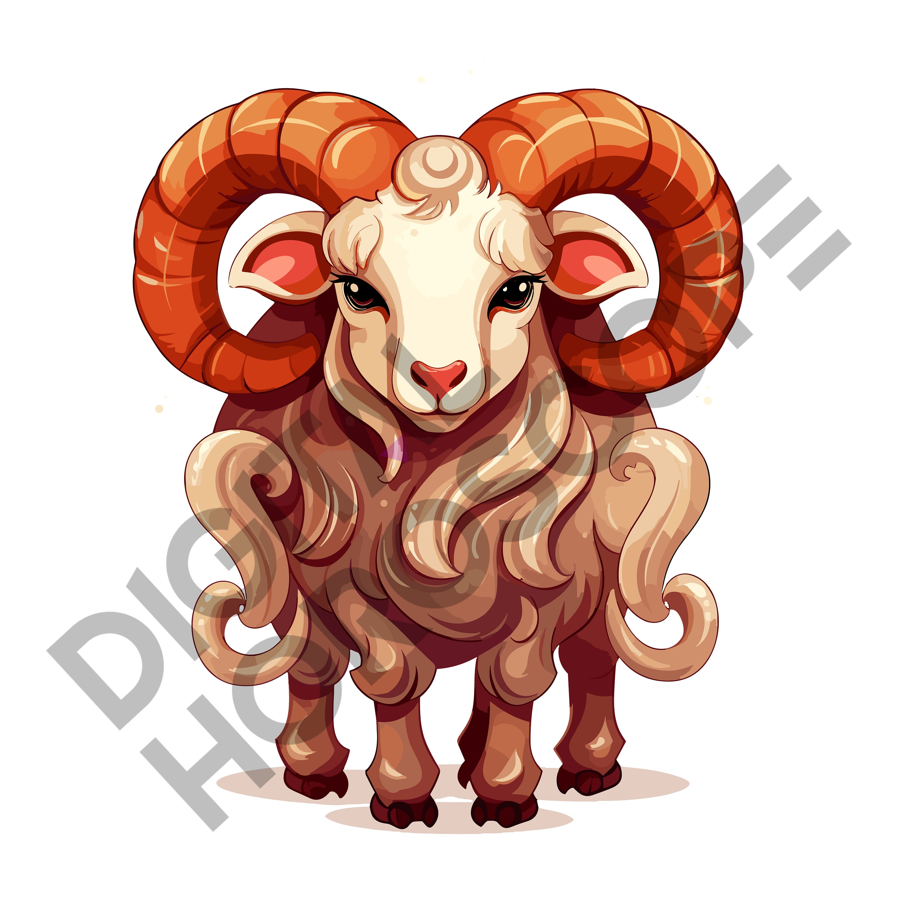 Aries Zodiac SVG/PNG Craft Template - Etsy