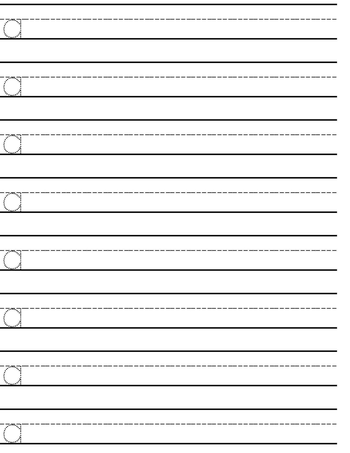 Kindergarten Letter Tracing Template; Letter Templates; Letter Tracing ...