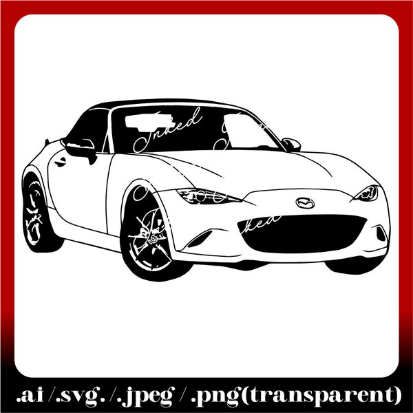 Miata Svg - Etsy