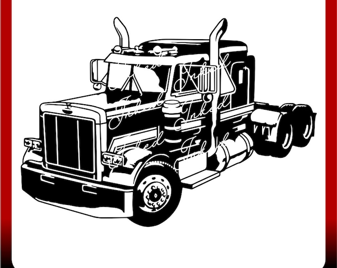 2019 Peterbilt 389 Svg Png Jpg Ai Dxf File. (downloadable File) - Etsy ...