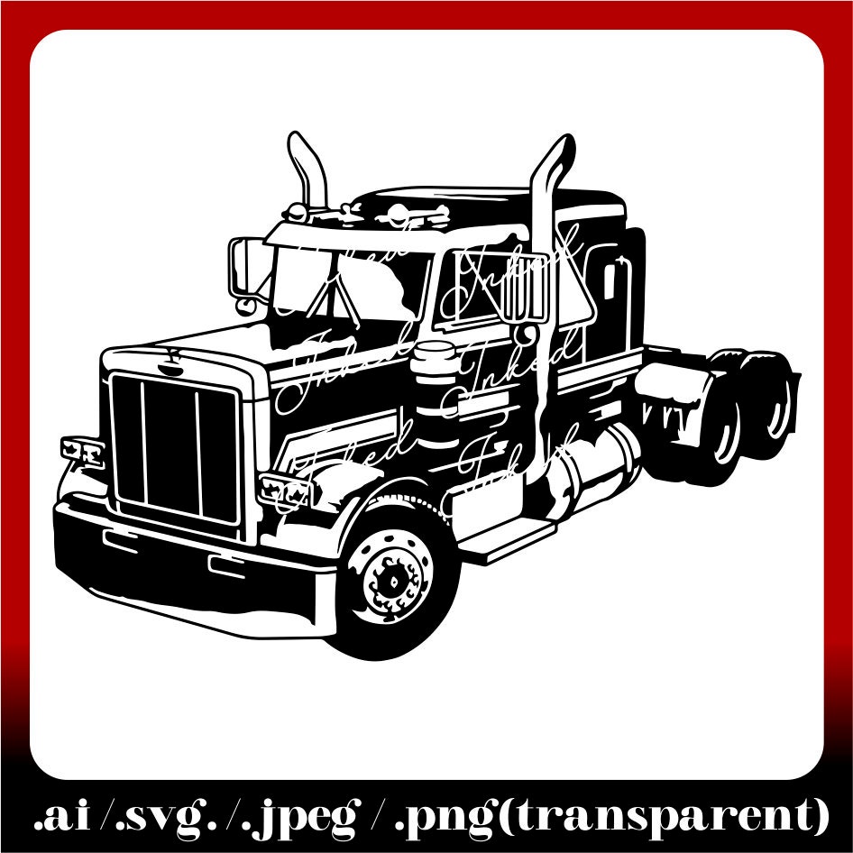 Peterbilt Semi - Etsy