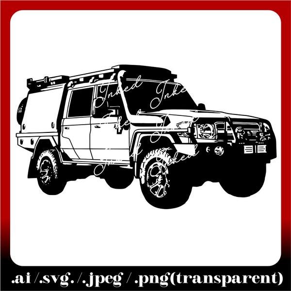 Land Cruiser Drawing - Etsy Australia
