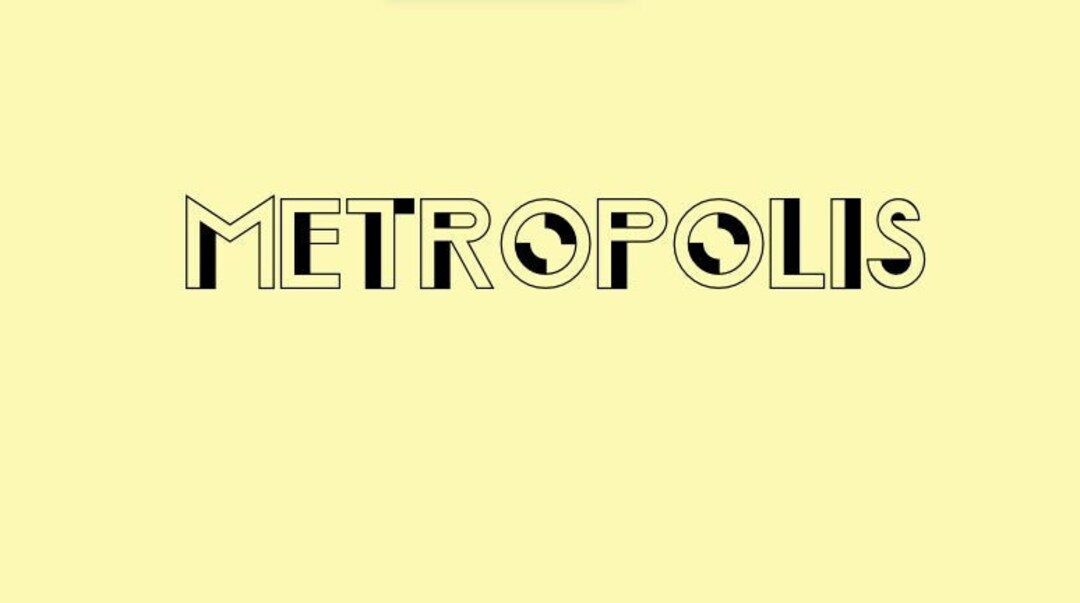 Metropolis Sans-serif Display Typeface - Etsy