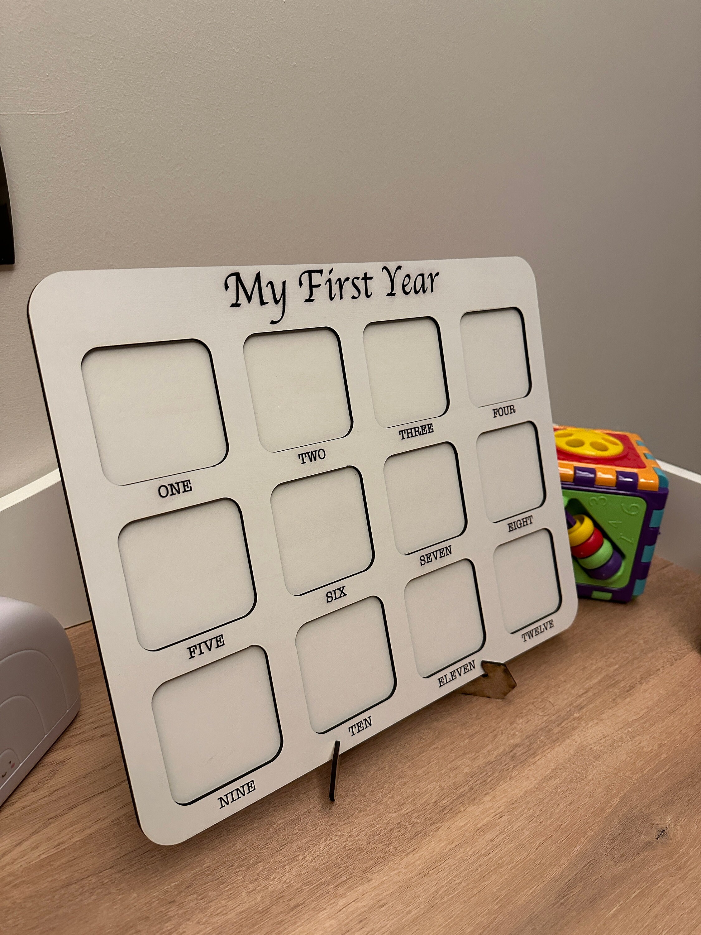 Personalized Photo Frame, Milestone Board My First Year, Milestone ...