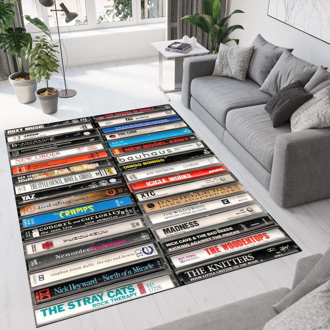 Personalized Classic Cassette Rug 90s Rug Tape Rug Retro - Etsy