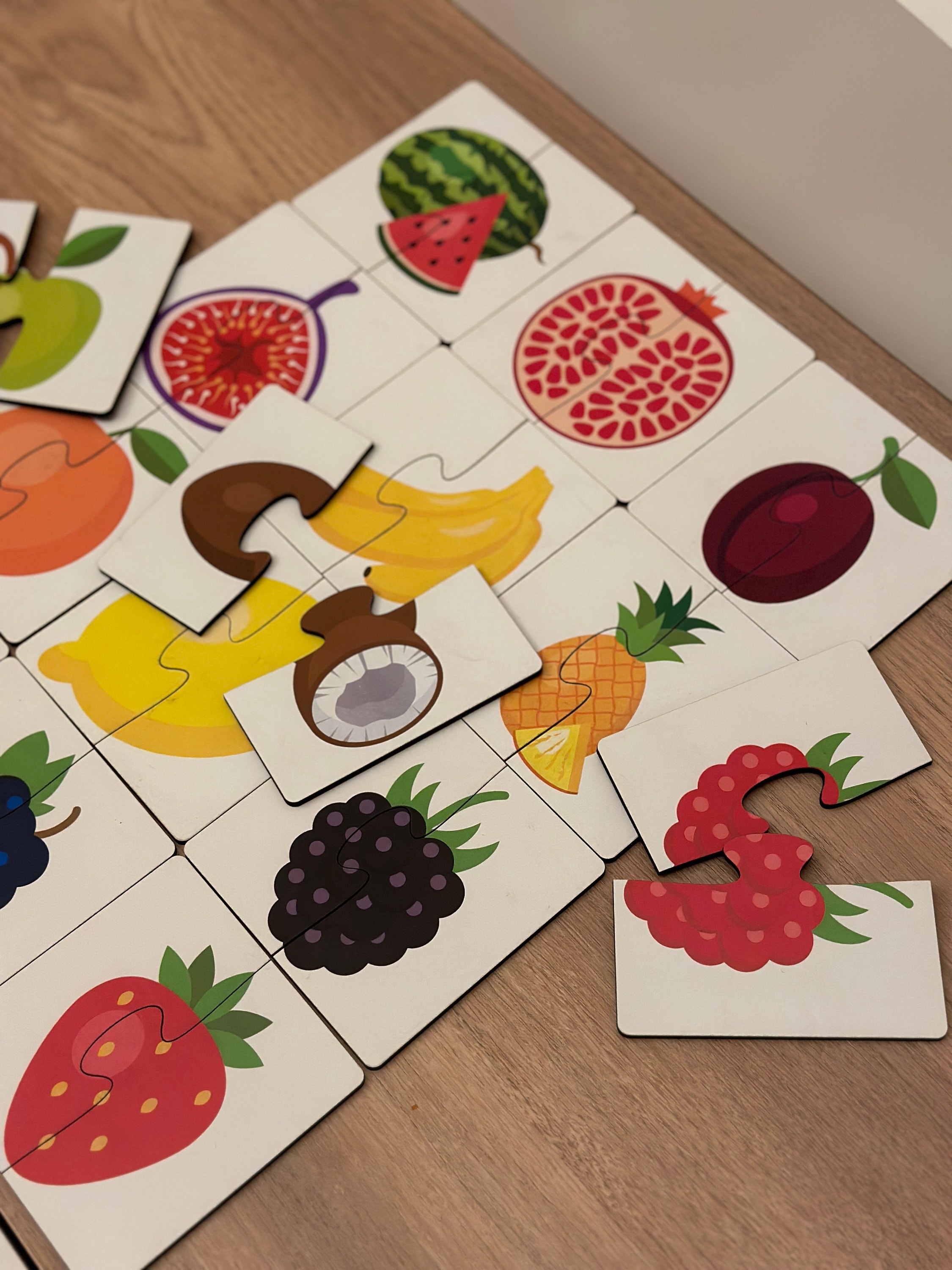 Fruits and Vegetables Matching Game for Kids, Fruits and Vegetables ...